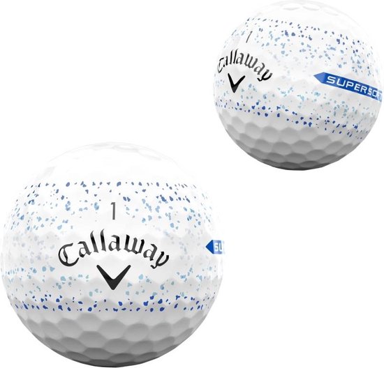Callaway SuperSoft Splatter Blue Golfballen - HyperElastic SoftFast ...