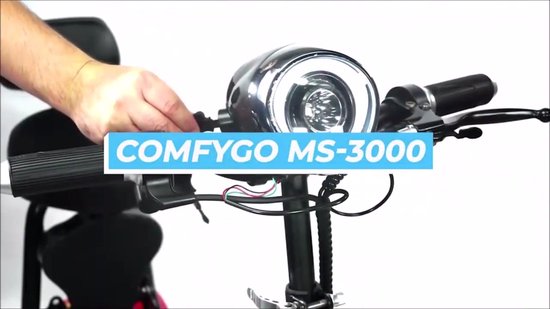 COMFYGO MS3000 Elektrische scootmobiel, 4 wielen, maximale snelheid 18 ...