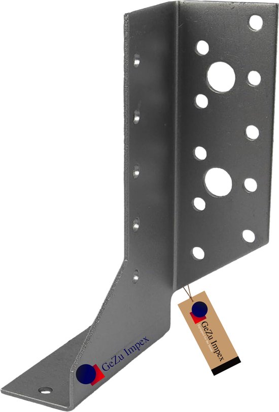 GEZU IMPEX Balkdrager 28×130 mm Gegalvaniseerd – Gespleten Balkschoen ...