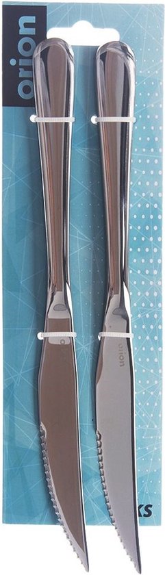 Steakmessen Edelstaal 2 stuks - Messenset - Steakmessenset - Kartelmes ...