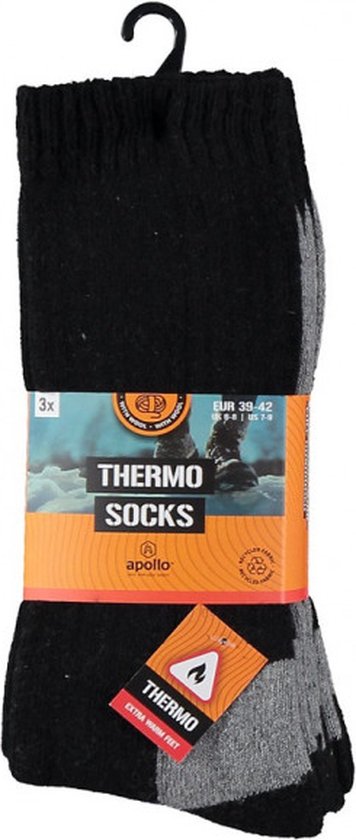 Apollo Thermo Tracking Socks Wol 3-pack MultiGrey 39/42 | bol