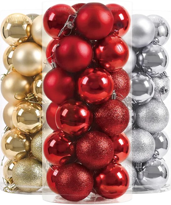 kerstballen - Kerstversiering - Kerstballen Silver ...