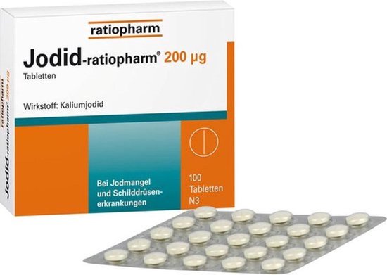 Jodid-ratiopharm 200 μg tabletten, 100 stuks | jodium tabletten ...