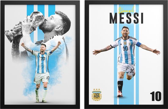 Lionel Messi Duo Collection - set van 2 posters - Formaat 30 x 40 cm ...