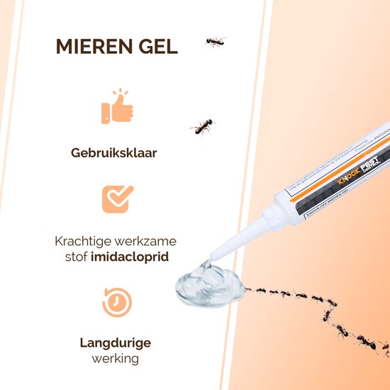 Knock Pest Control Mieren Gel - 5 gr - Mieren bestrijden - Mierengif - Mierenpoeder -... | bol