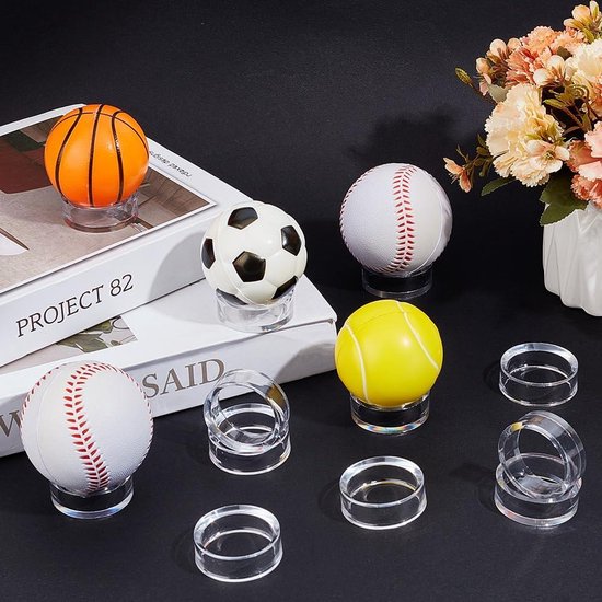 12 Stks Ronde Acryl Risers Display Stands - Voetstuk Disc Kolom ...