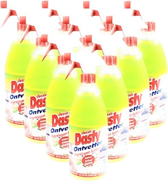 Dasty Ontvetter 12stuks. Spuitflacon VOORDEELPACK (12 x 1000ml) | bol