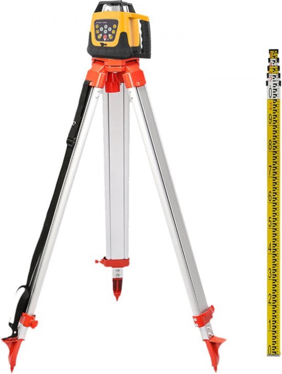 Roterende laser - nivelleringsapparaat - kruislijnlaserset - statief ...