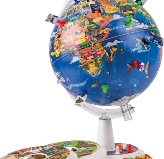 Wereldbol - Globe - Wereldkaart - Verlichte Wereldbol - Educatief ...