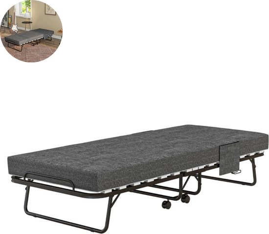 Vouwbed - Opklapbed - Logeerbed - Zetelbed - Logeermatras - 1 persoons ...