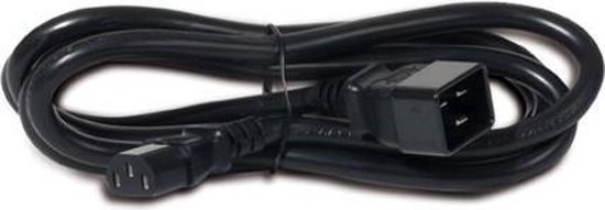 APC C13/C20 2m electriciteitssnoer Zwart C20 stekker C13 stekker | bol
