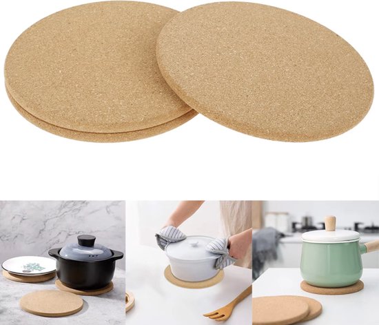 CHPN - Pannenonderzetters - Onderzetters voor pannen - Kurk - Kurken ...