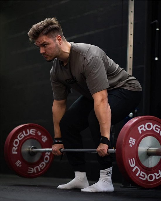 professionele riemen (gevoerd) - 55 cm lang voor krachttraining ...