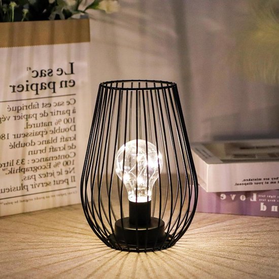205 cm Hoge Kooivorm Draadloze Tafellamp - Warme Kerstverlichting Lamp ...