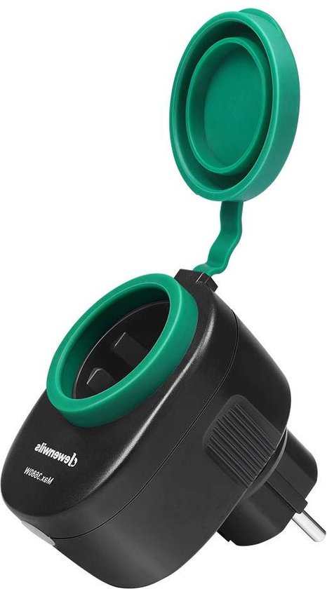 Smart Buiten Stopcontact IP44 3680 W - Werkt met Alexa, Google Home ...