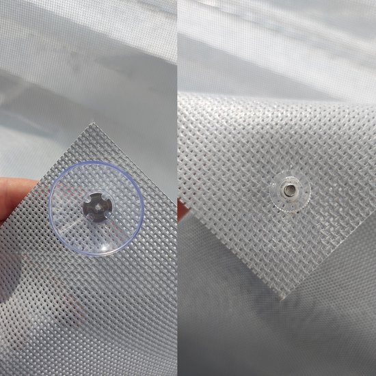 zonwering - screens met zuignappen - 150cm x 180cm | bol