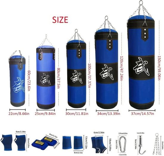 Livano Bokszak - Bokspaal - Bokszak Ophangsysteem - Volwassenen ...