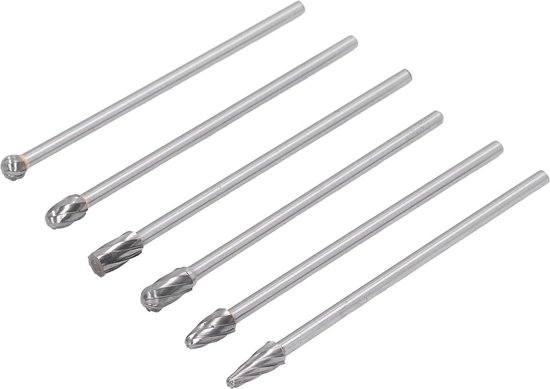 Cilinderkop Porting Kit 6 Stuks Cut Carbide Rotary Burr Set Verlengen ...