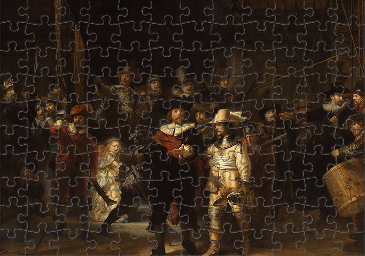 Fotofabriek puzzel nachtwacht | Puzzel Rembrandt | Puzzel 1000 stukjes ...