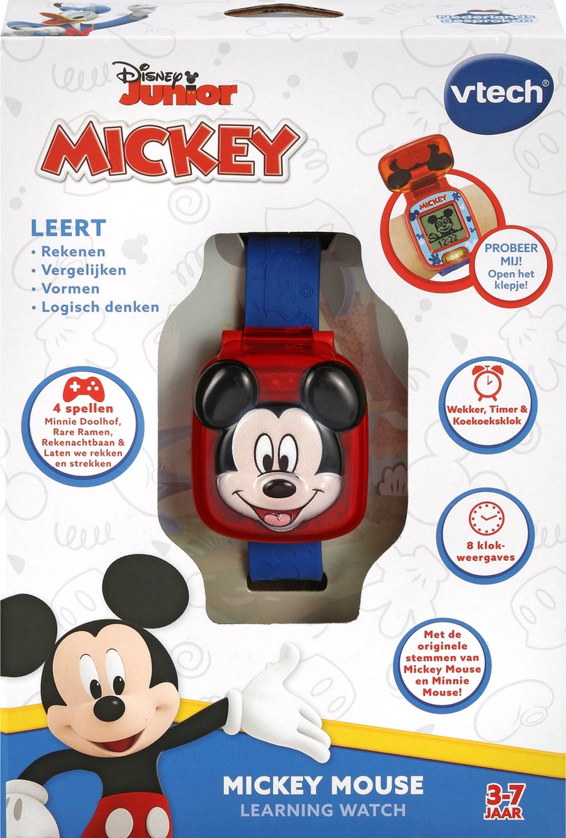 VTech Mickey Learning Watch - Educatief Speelgoed - Maak Kennis met ...