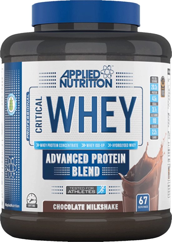 Applied nutrition - Critical Whey - Eiwitten / Proteine Shake - 2000 Gr ...