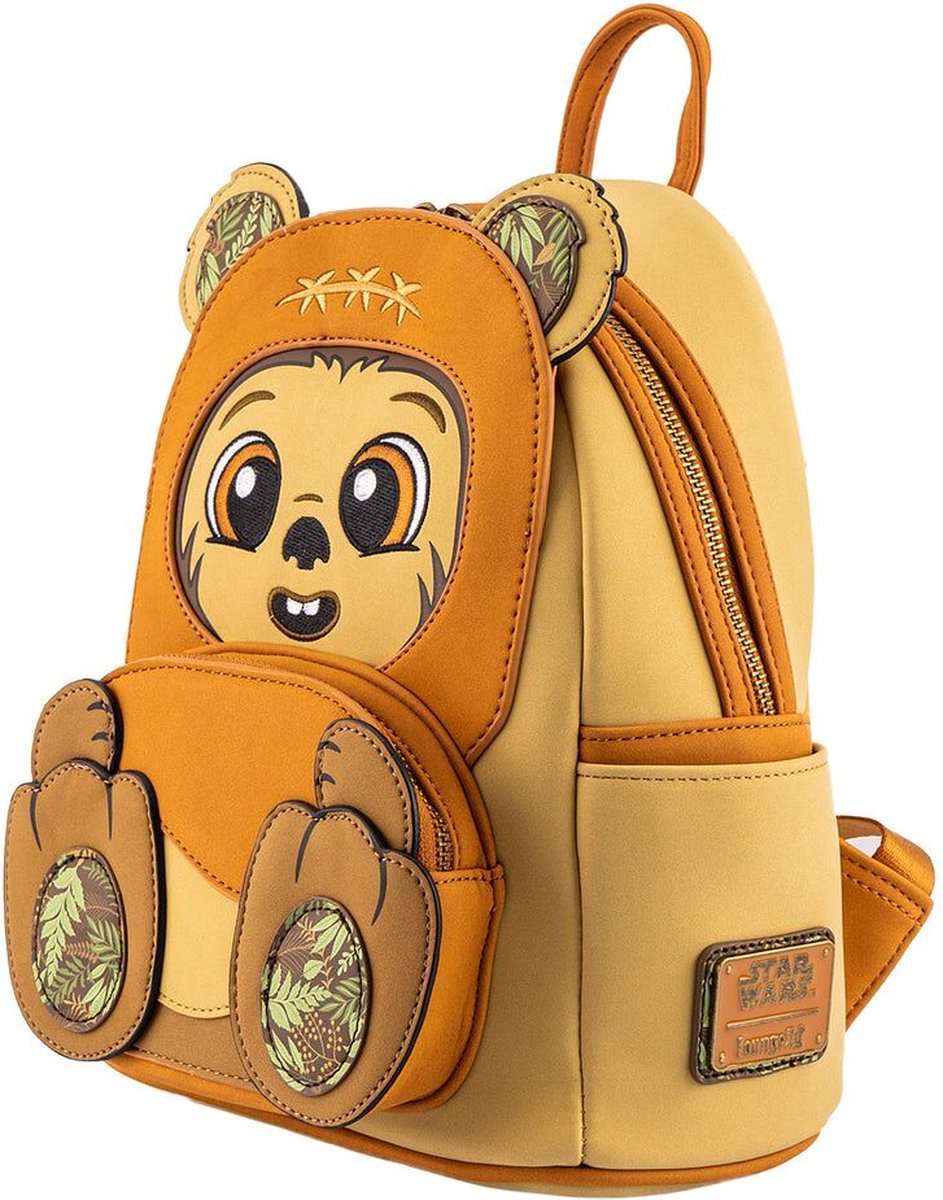 Loungefly: Star Wars - Ewoks Wicket Footsie Cosplay Mini Backpack | bol.com