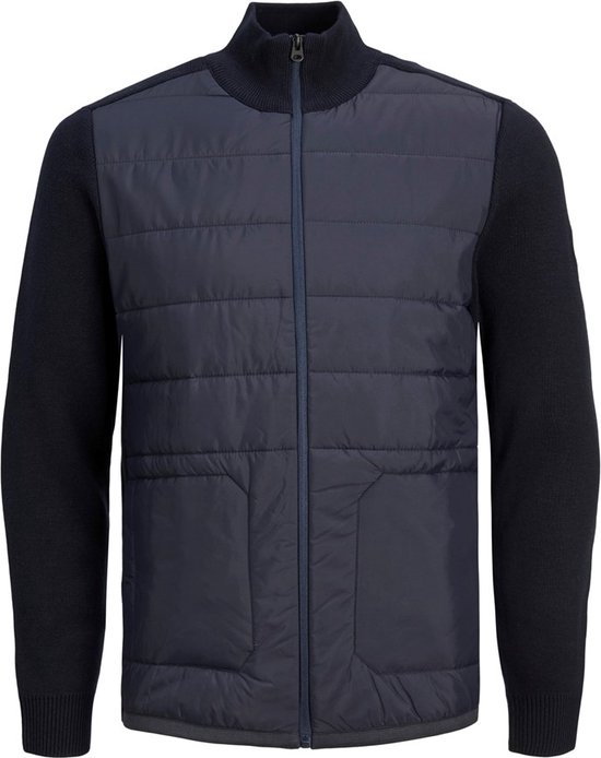 Jack & Jones Cardigan Vest Tech Navy | bol.com