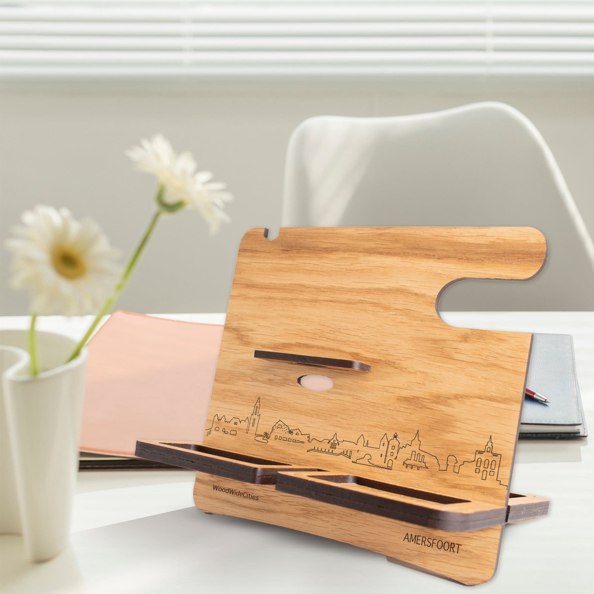 Skyline Desk Organizer Amersfoort - Chêne - Desk Organizer - Phone ...