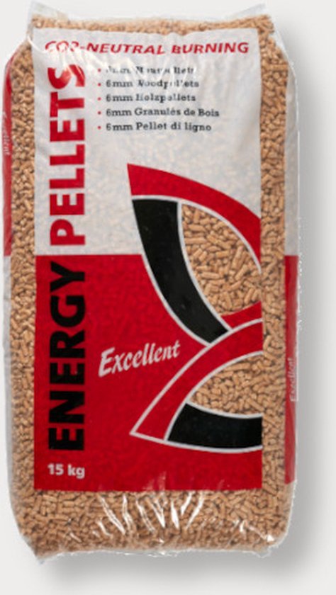 Excellent red EPM Energy pellets -EnPlusA1 -NL306 -naaldhout 15kg | bol