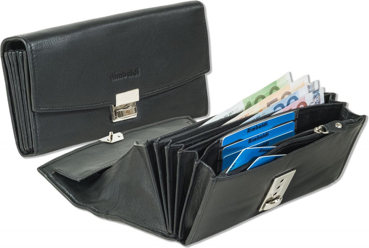 Rimbaldi Profi Horeca Portemonnee Nappa Leer - Zwart | bol.com