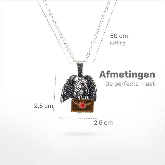 Harry potter - Hedwig - ketting - Sieraden - Kleding - Necklace - Uil ...