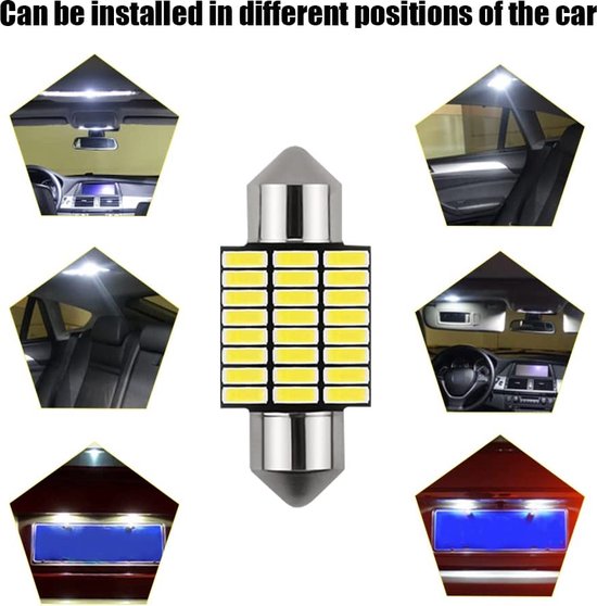 Led-binnenverlichting voor de auto – LED Auto Strip - auto-ledstrips | bol