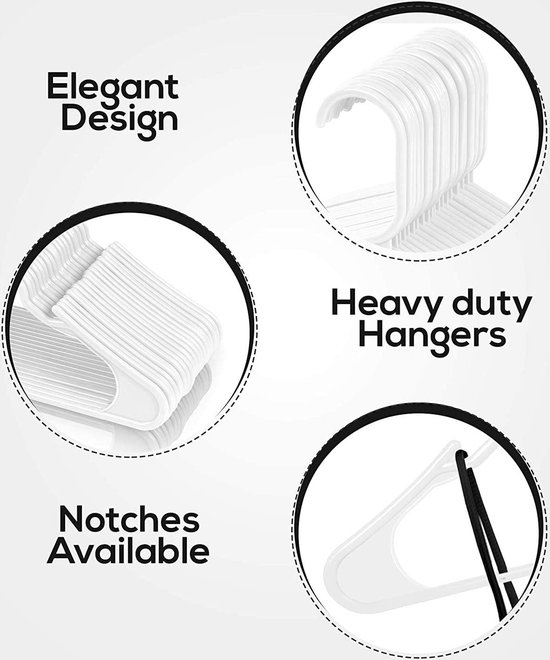 Kleding hangers set – clothes hanger set | bol.com