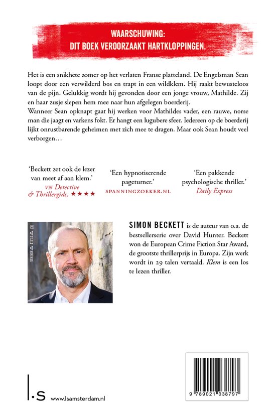 Klem, Simon Beckett | 9789021038797 | Boeken | bol