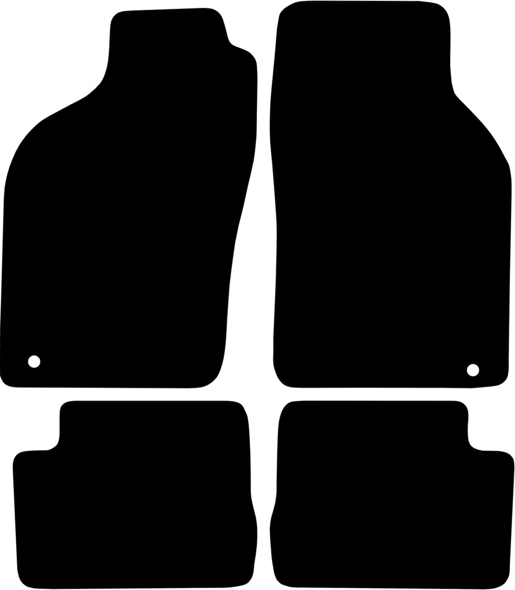 Automatten Saab 900 - Bouwjaar: 1994 - 1998 - 4-delig - Premium ...