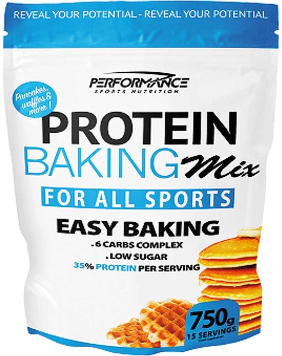 Protein Baking Mix (750 gram) - Performance - Pannenkoekenmix | bol.com