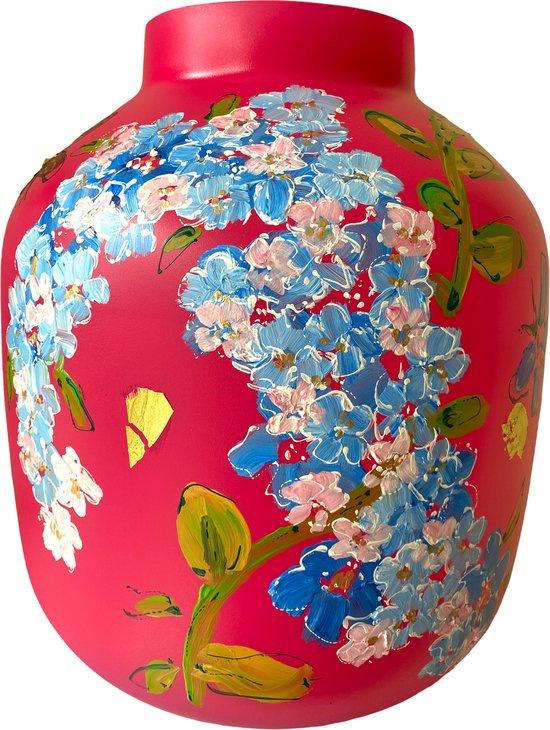 handbeschilderde vaas van Daizies | bol.com