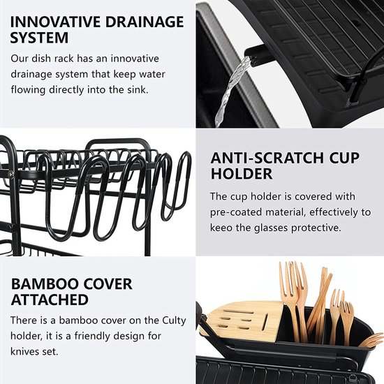 Keuken Afrdruiprek – Keuken Accessoires – Droogrek voor Afwas | bol