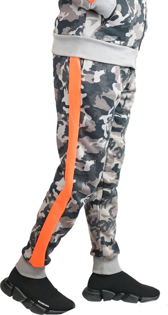 Men's Tracksuit Camouflage Breathable Full Zip Fitness Running Jogging ...
