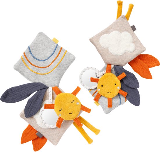 Fehn ® Stoffen Boek Ezel & Teddy NATURE | bol