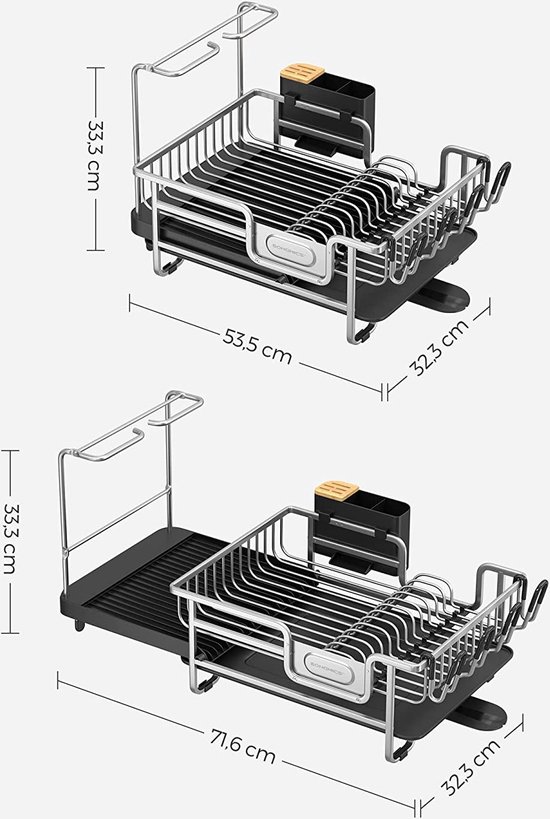 Keuken Afrdruiprek – Keuken Accessoires – Droogrek voor Afwas | bol