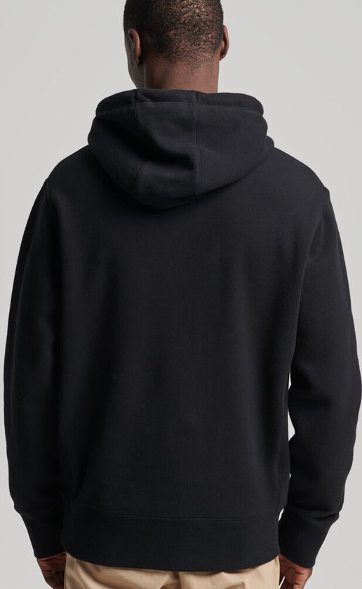 SUPERDRY Code SL Stacked Apq Capuchon Heren - Black - M | bol.com