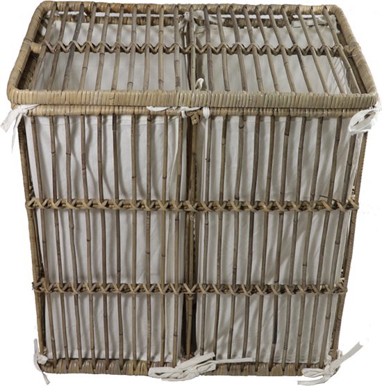 Rotan Wasmand Open - 58x37xH60 cm | bol