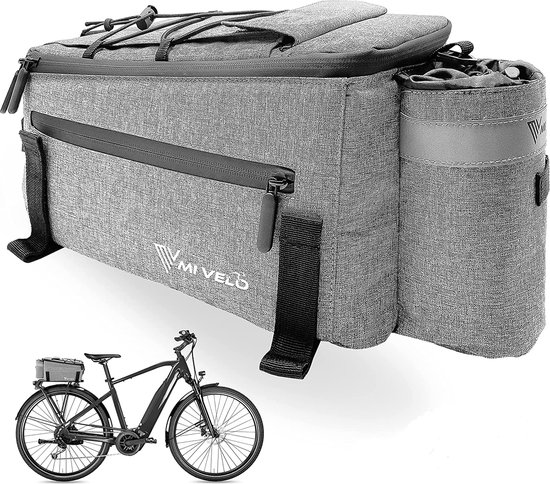 MIVELO - Fietstas voor bagagedrager - koeltas fiets - geïsoleerde ...