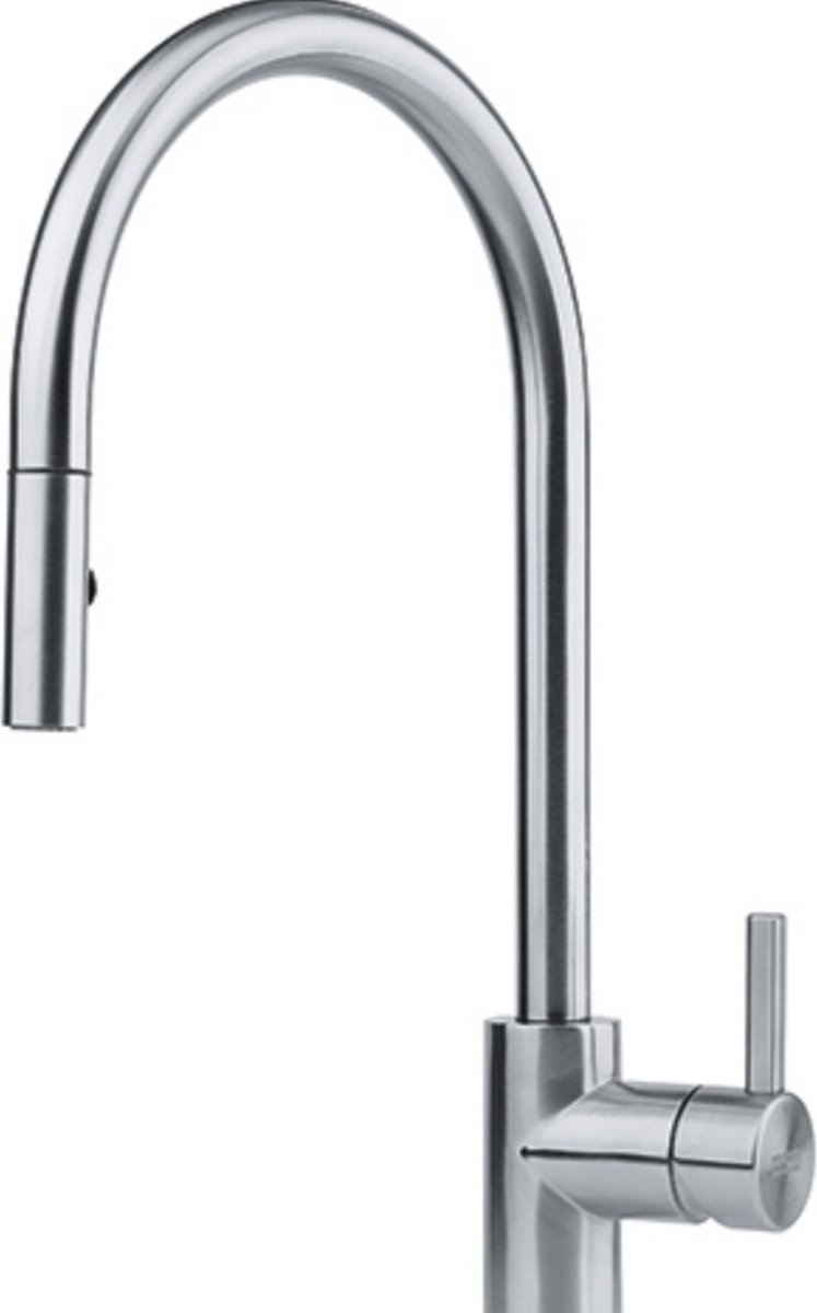 Franke Keukenkraan Eos Neo met uitloop uittrekbare sproeikop volledig RVS 1208953803 | bol