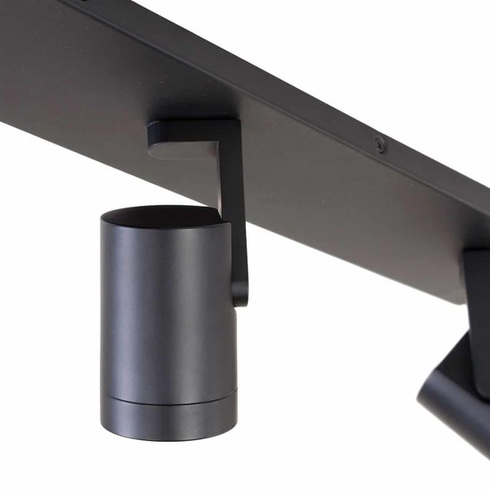 Witte balk spot Halospot | 3 lichts | zwart | metaal | 65 x 9,5 cm ...