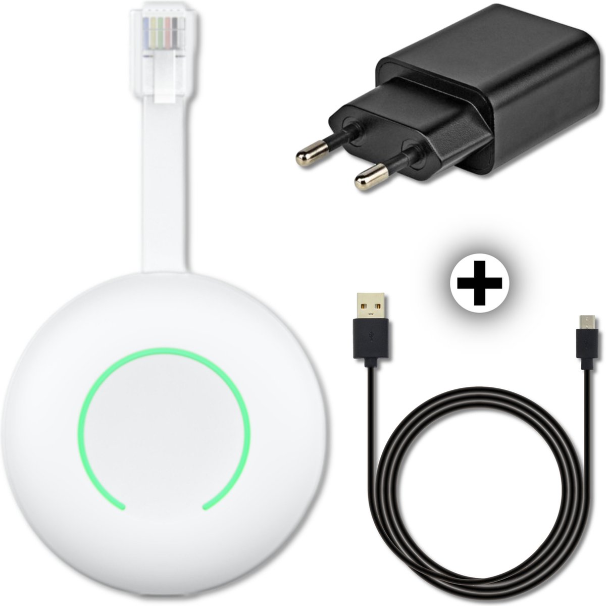 P1 Meter - Energiemeter Verbruiksmeter - Wi-Fi P1 Meter - incl. Adapter ...