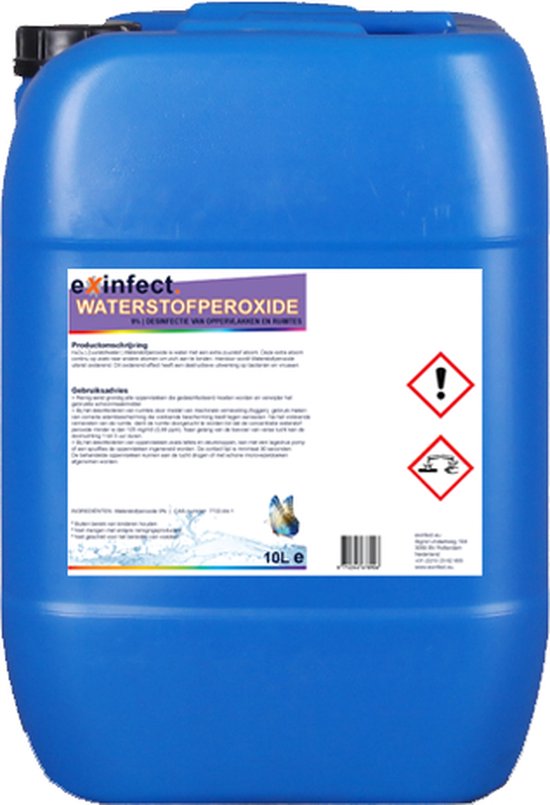 Waterstofperoxide 12% | 5L | Desinfectie - H2O2 | Waterstofperoxide is ...