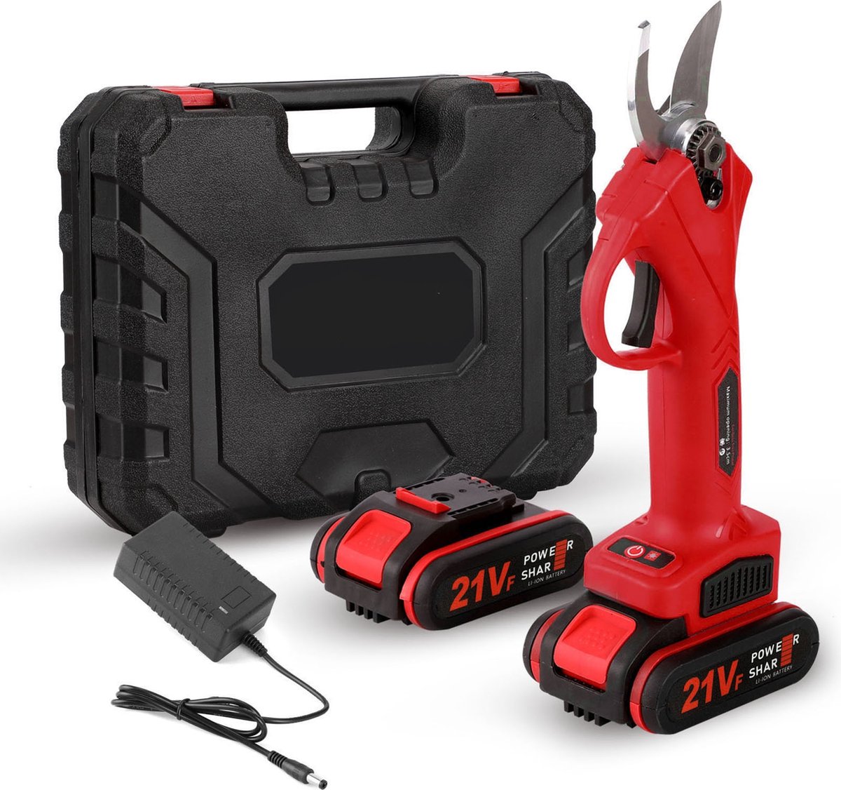 Accu Snoeischaar - Elektrische Snoeischaar - 2 Accu's - Professioneel ...