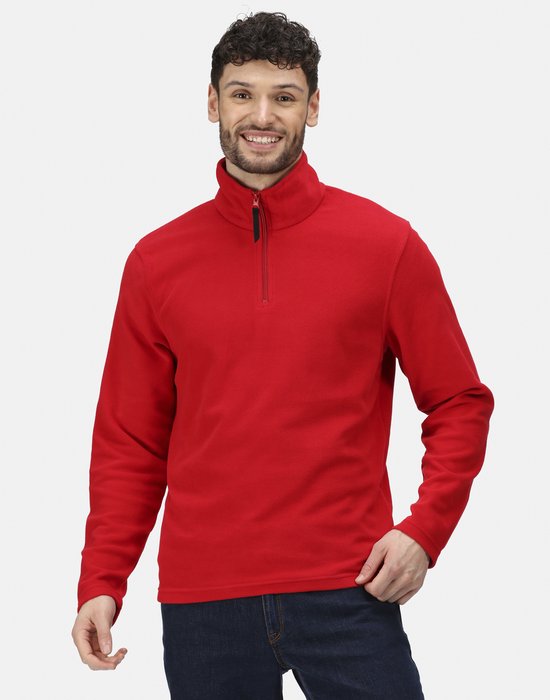 Rood dunne fleece trui met halve rits merk Regatta maat XL | bol